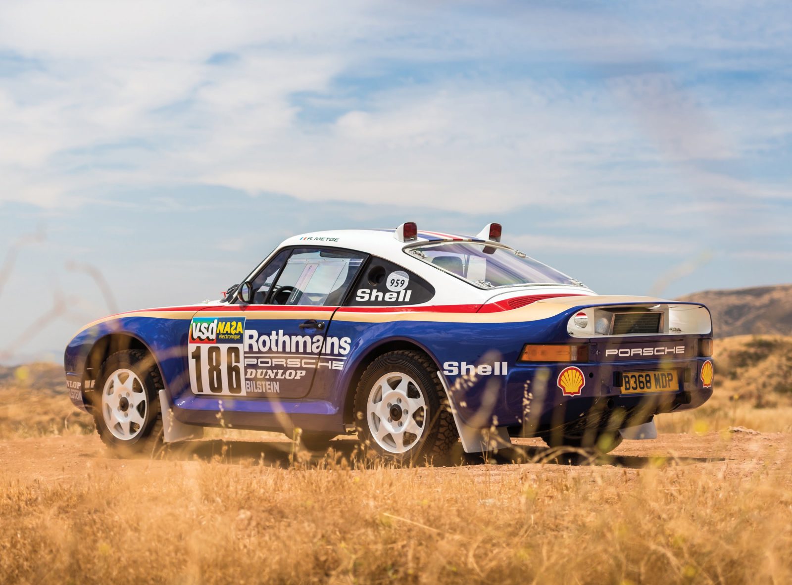 The German Rally Unicorn: An Original Porsche 959 Paris-Dakar Racer