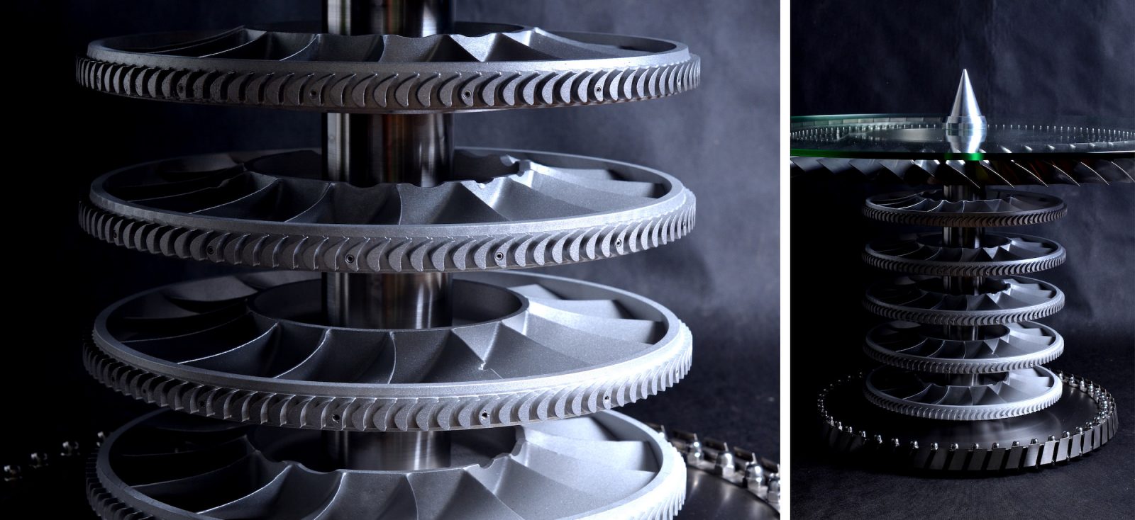 Tornado Fighter-Bomber Jet Engine Table by Custom Workshop