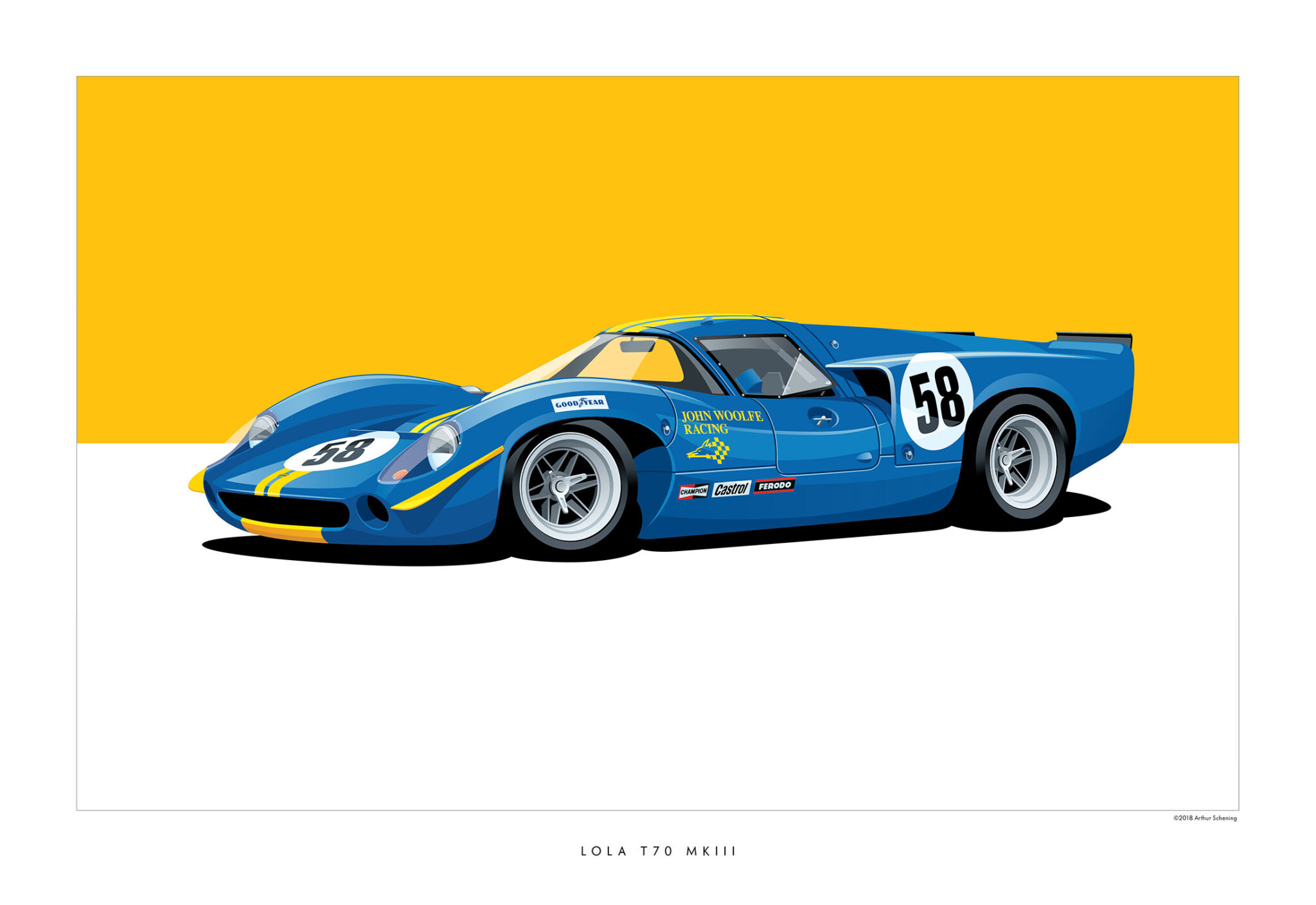 A Garage On Your Wall - The Automotive Art Of Arthur Schening