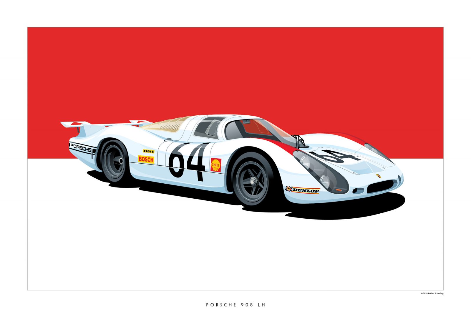 A Garage On Your Wall - The Automotive Art Of Arthur Schening
