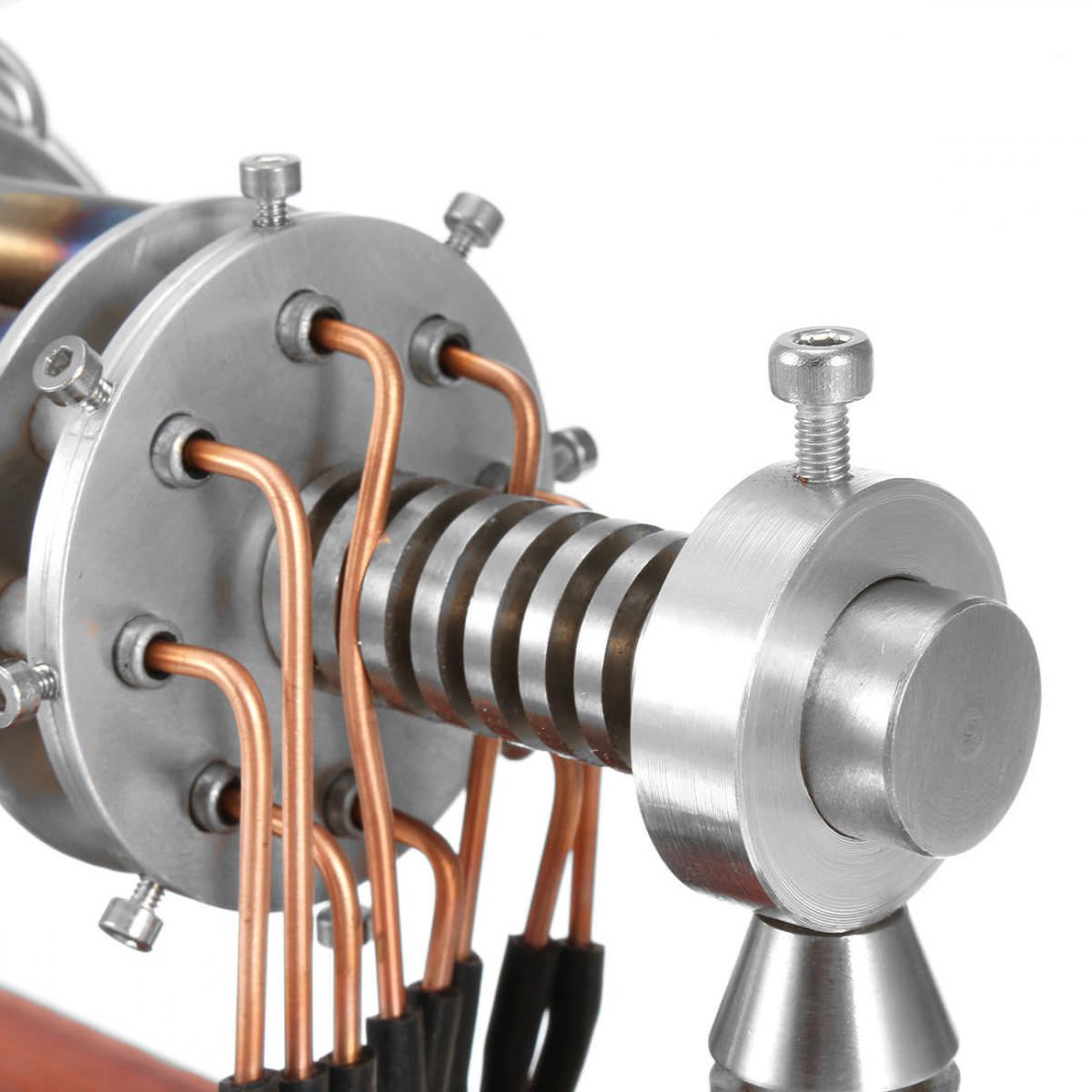 A Fully-Functional 16-Cylinder Stirling Engine Model - Butane-Powered