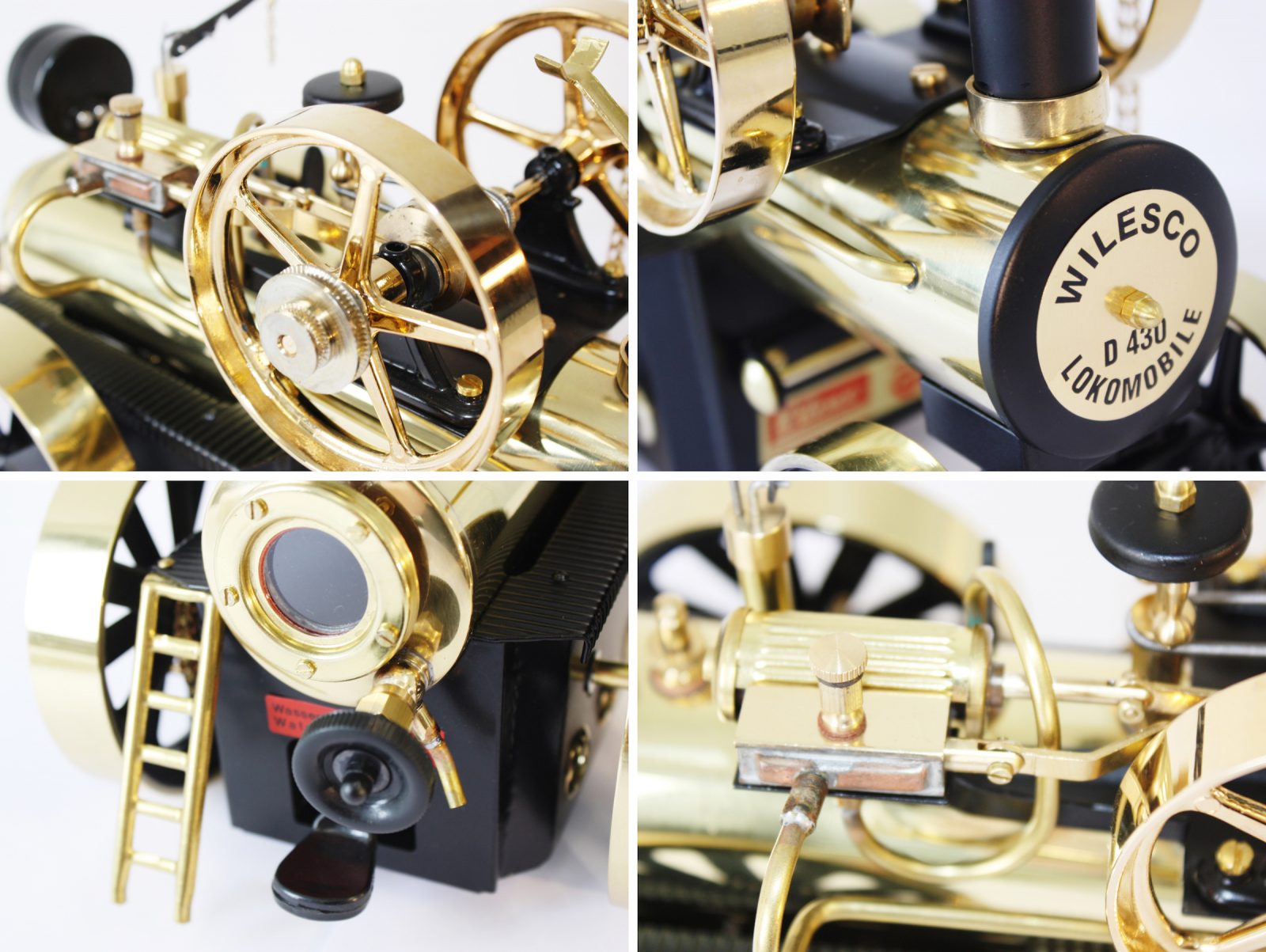 Fully Functioning Model: Wilesco Steam Locomobile D430 Traction Engine