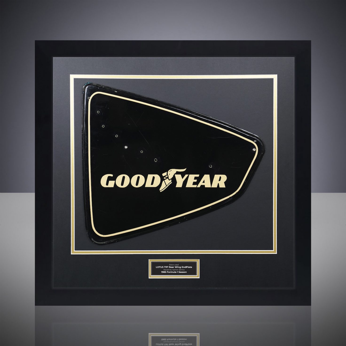 Ayrton Senna 1985 Lotus 97T Rear Wing Endplate