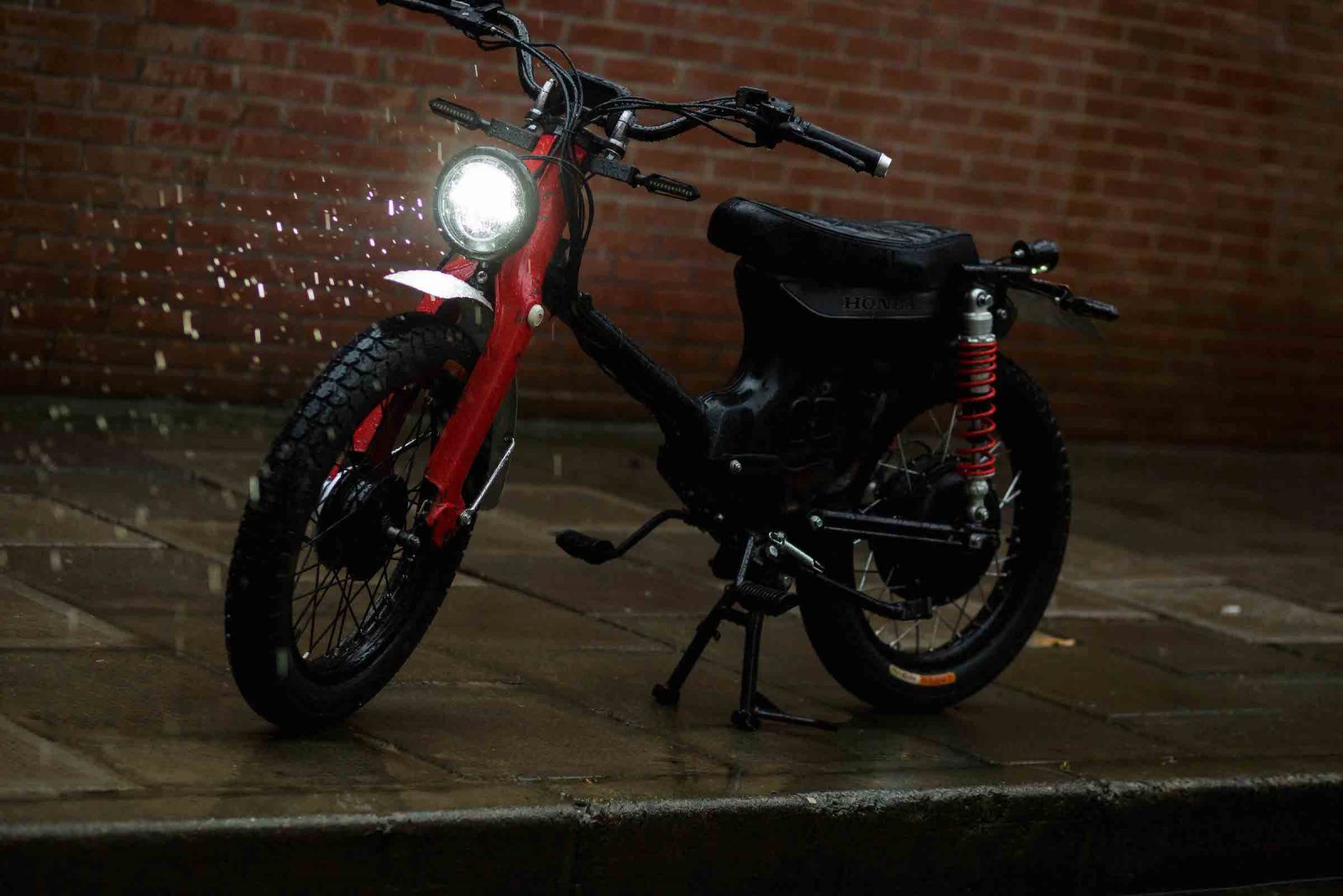 The eCub - A Kit To Turn Your Honda Cub Into An Electric Motorcycle