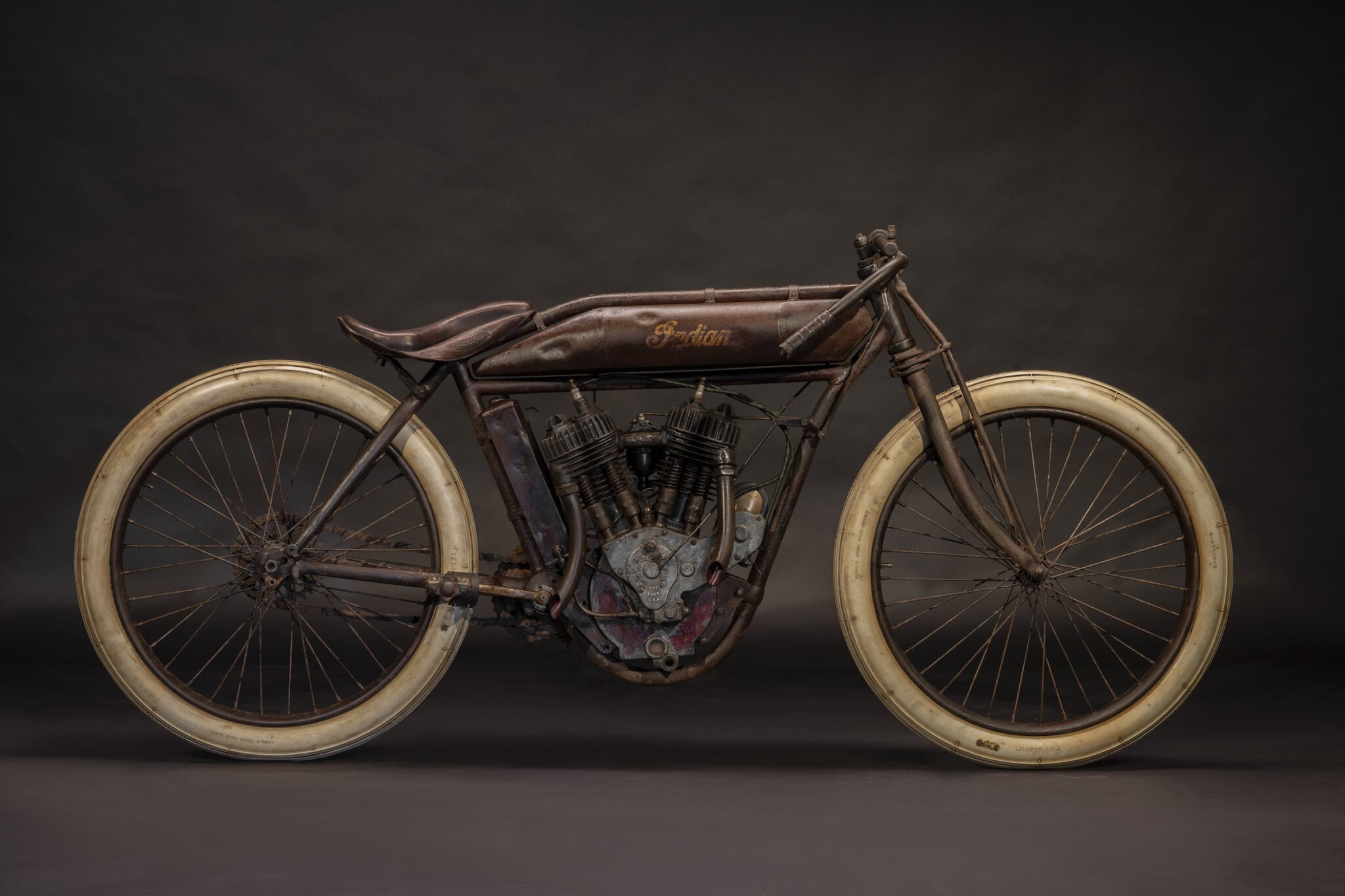 Very Rare Survivor: A 1919 Indian Powerplus Board Track Racer - Los ...