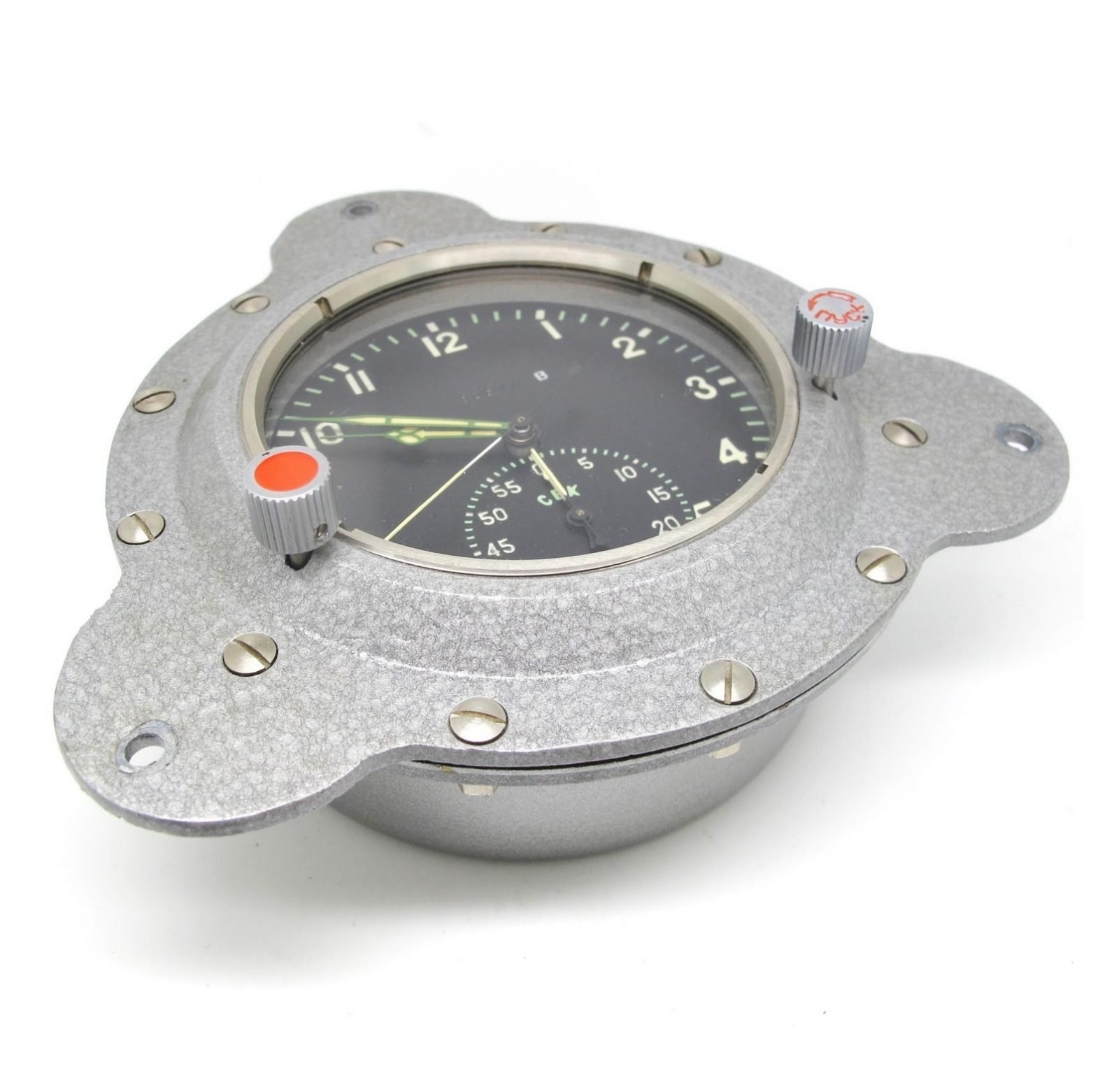 Former Russian Submarine Clock - The Perfect Dashboard Rally Timer - £350