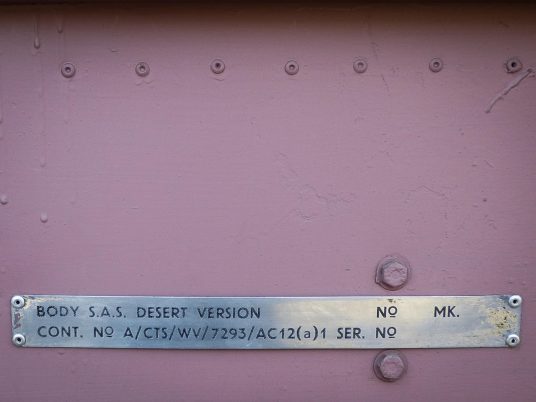 An Original SAS Land Rover Series 2A 109 Pink Panther - The "Pinkie"