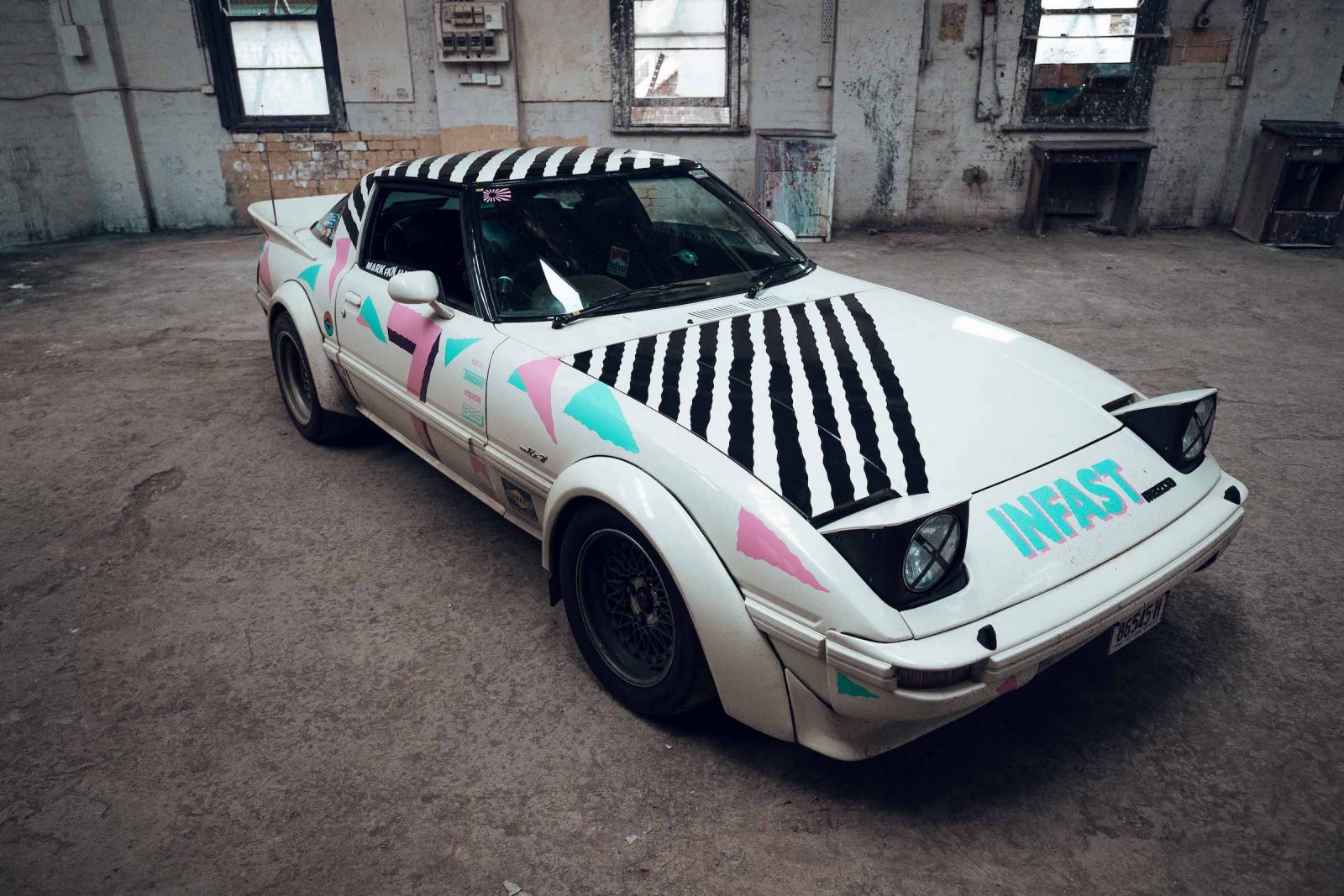 Mark Hawwa's 400 HP Turbocharged 13B-Powered Mazda RX-7