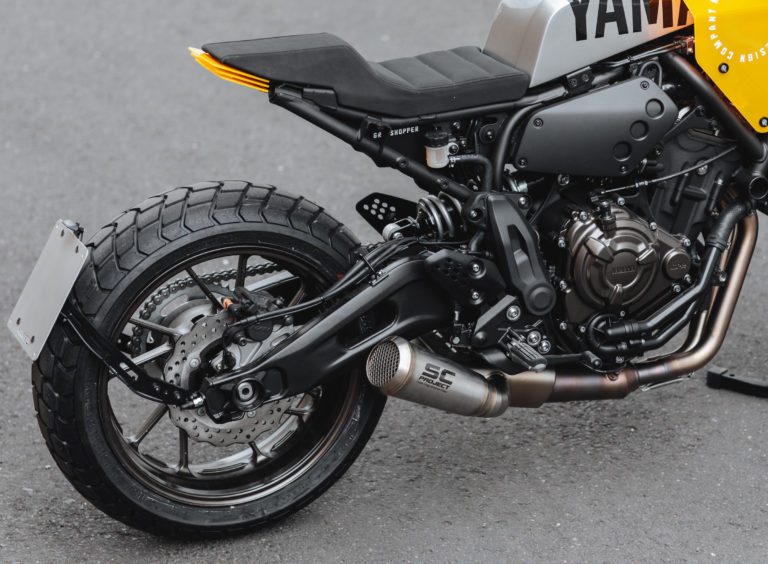 Custom Yamaha XSR700 Grasshopper by Hookie Co.