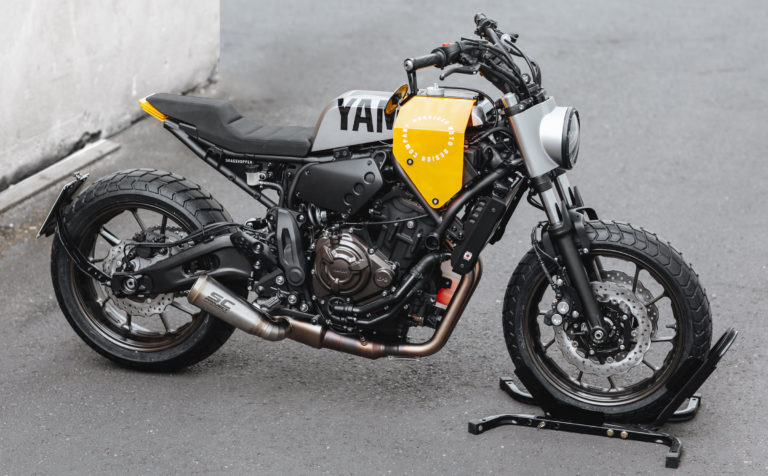 Custom Yamaha XSR700 Grasshopper by Hookie Co.