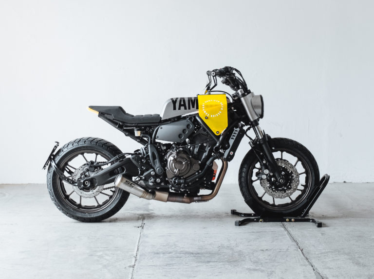 Custom Yamaha XSR700 Grasshopper by Hookie Co.