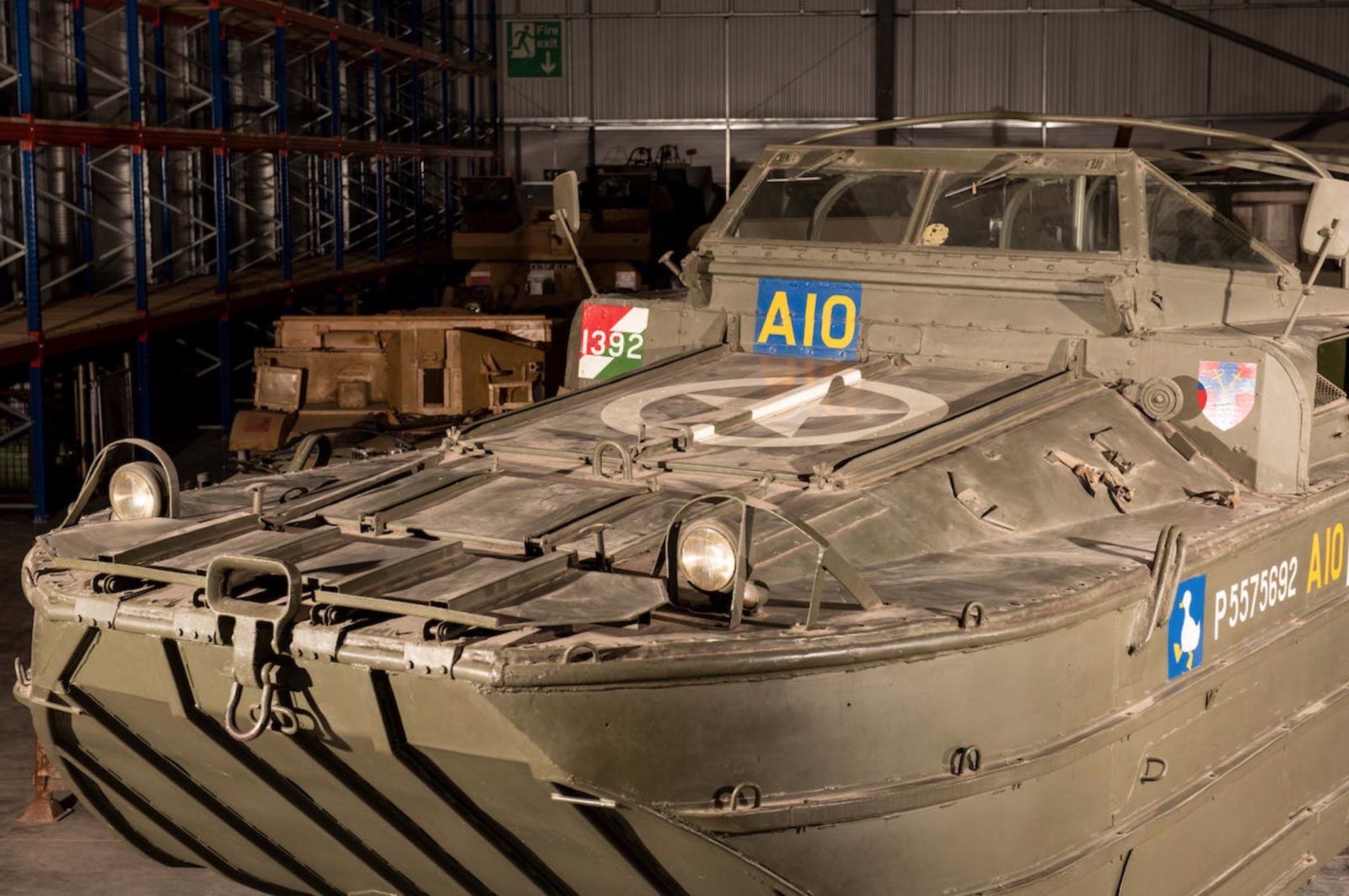 An Original World War 2 DUKW 6x6 Amphibious Utility Vehicle