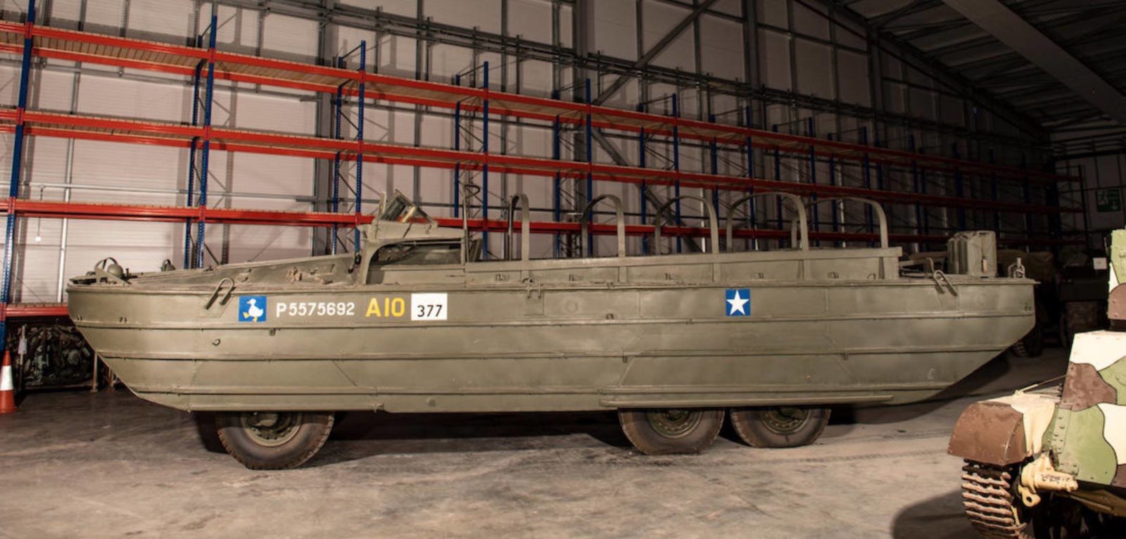 An Original World War 2 DUKW 6x6 Amphibious Utility Vehicle