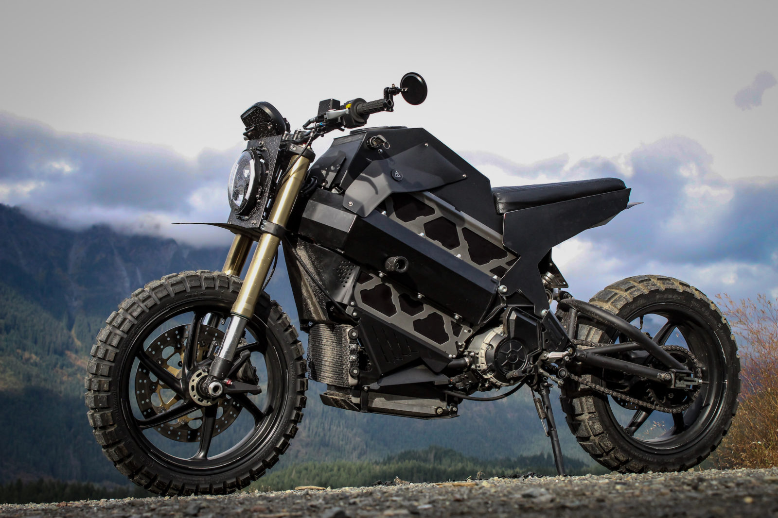 An Electric Scrambler by Droog Moto