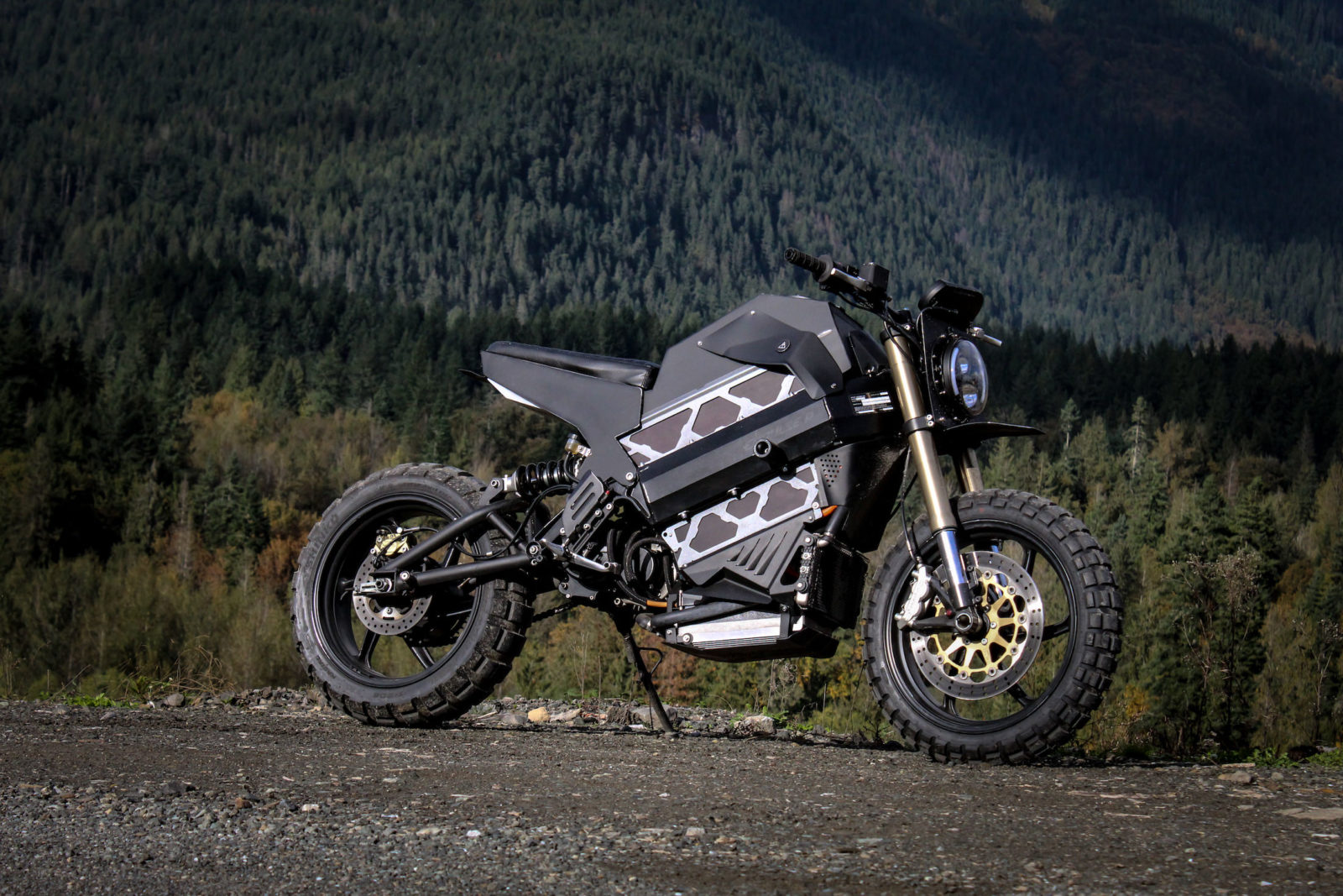 An Electric Scrambler by Droog Moto