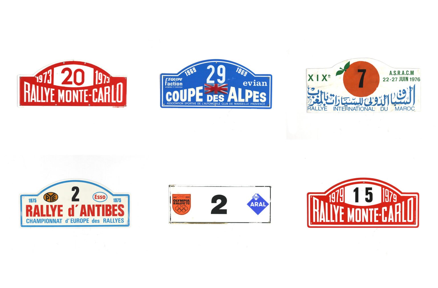 22 Genuine Historic Rally Plates - All For Sale With Prices From £150 ...