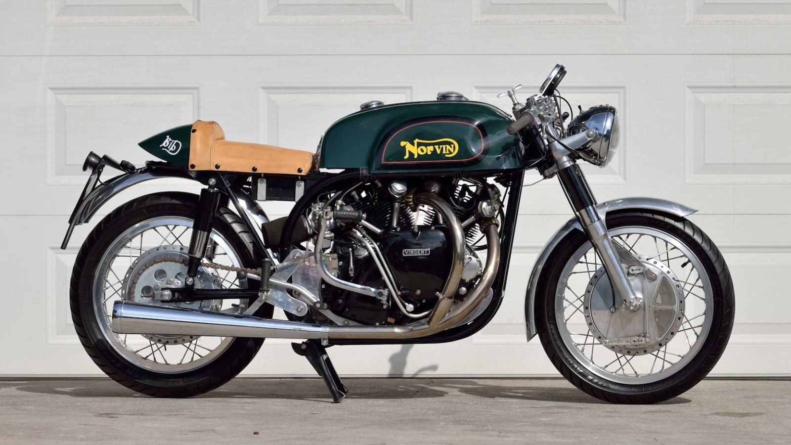 A Rare 1949 Norvin Cafe Racer - The Lovechild of a Norton and a Vincent