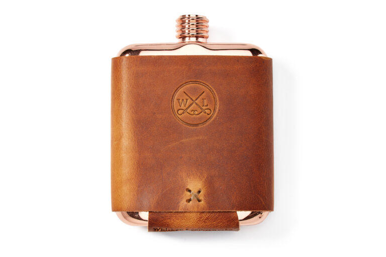 Family Heirloom Quality - Whiskey Leatherworks Clark Fork Copper Flask