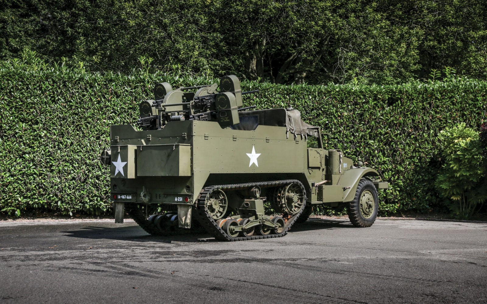 VEICULOS E ARMAMENTOS MILITARES: White M16 MGMC Half-Track