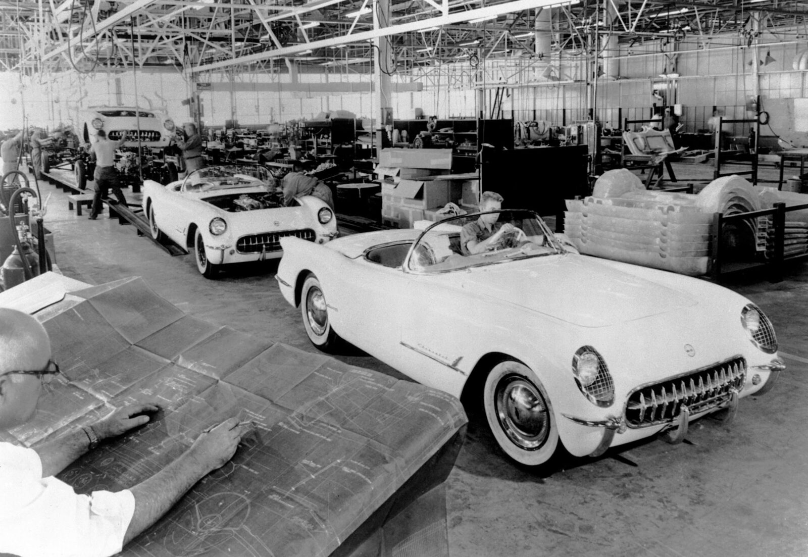 Documentary: The First Corvettes Being Built - Circa 1953