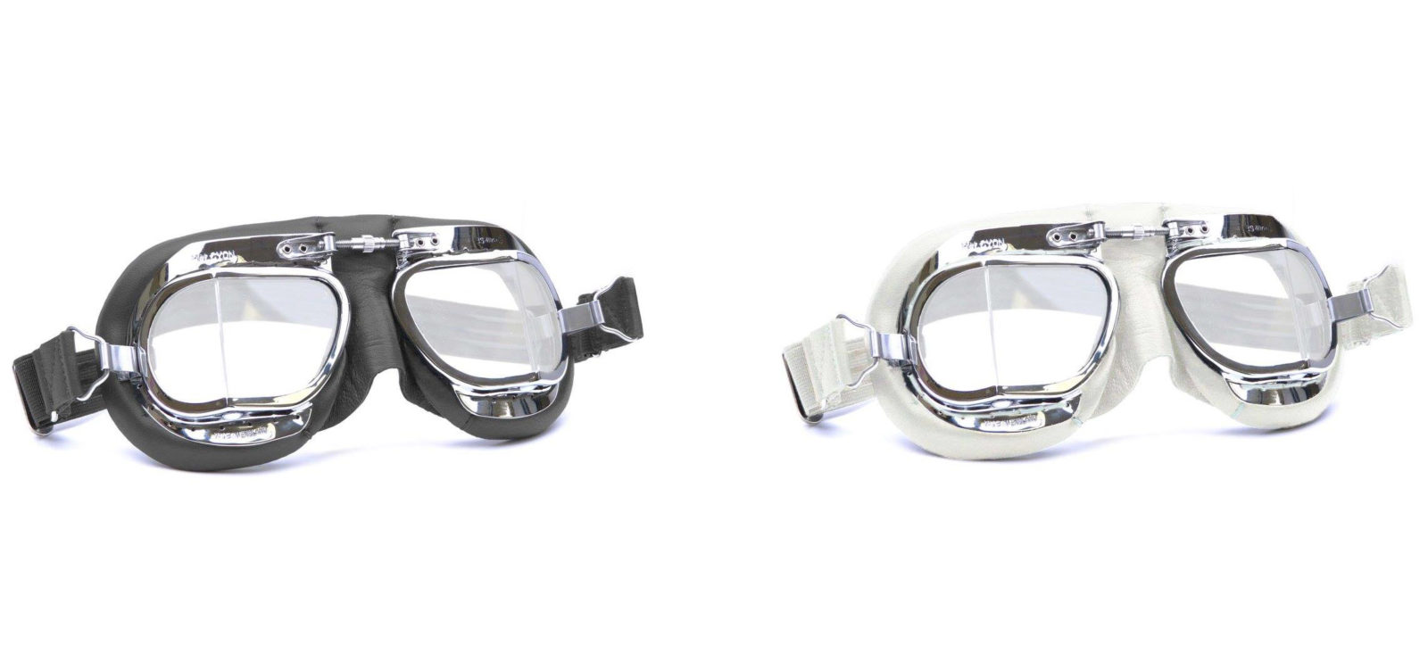 Halcyon Mark 49 Motorcycle Goggles - Made In Britain From Chromed Brass ...