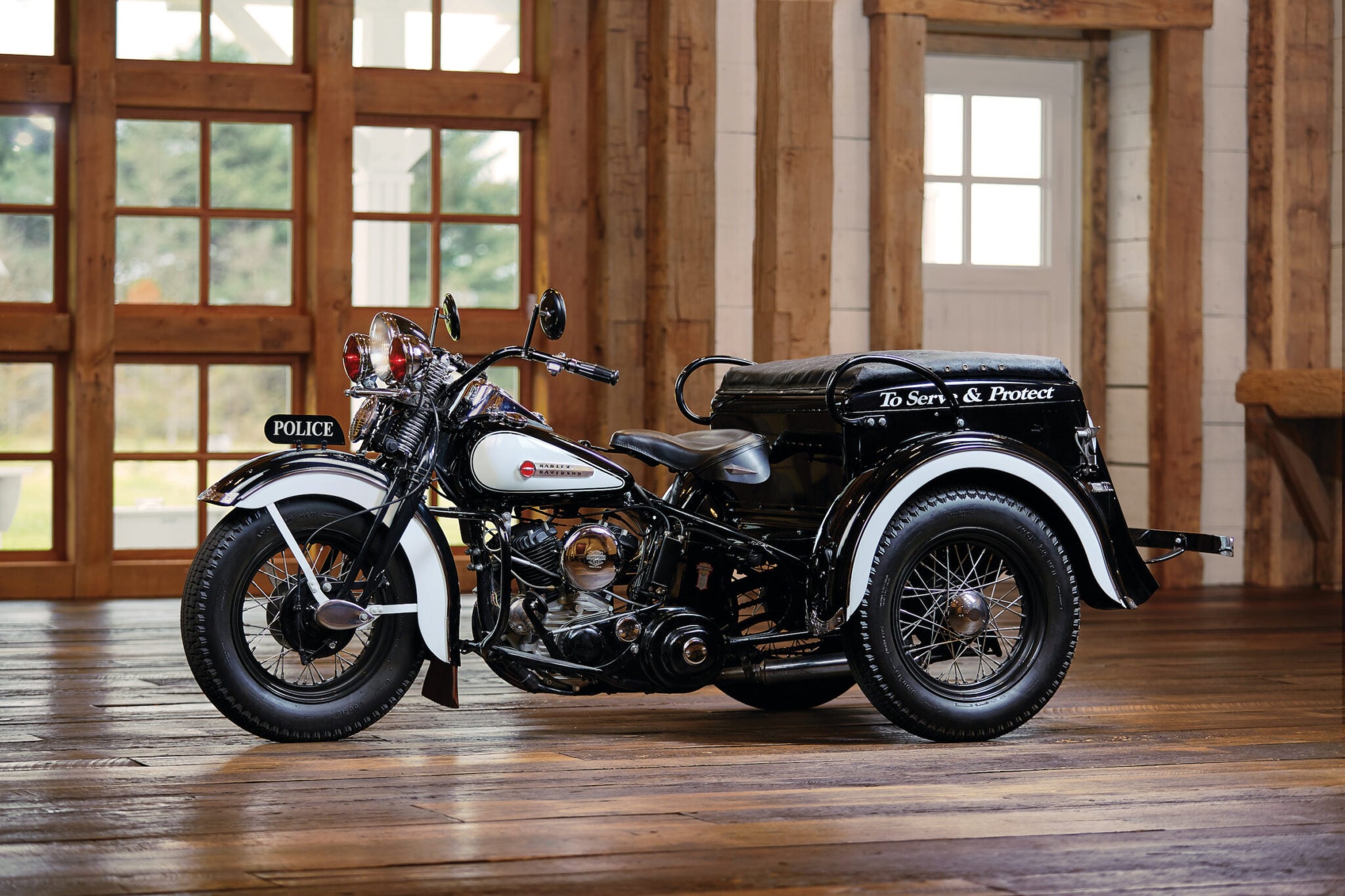 Ex-California Police Department - A 1949 Harley-Davidson Servi-Car