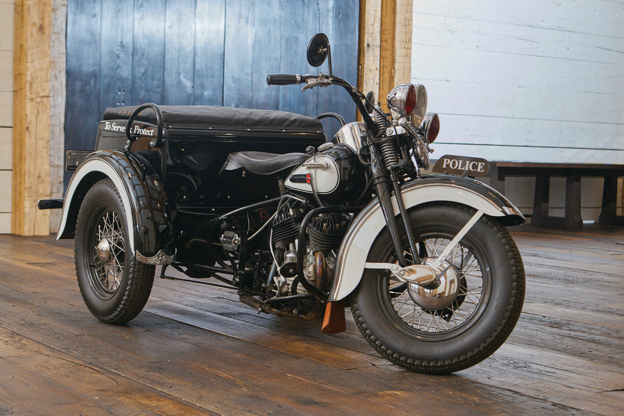 Ex-California Police Department - A 1949 Harley-Davidson Servi-Car