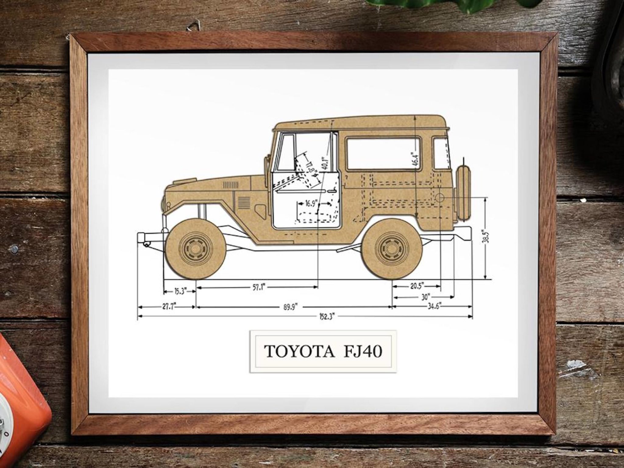 Laser Cut Wooden Vehicle Blueprints by Simply Cut Art