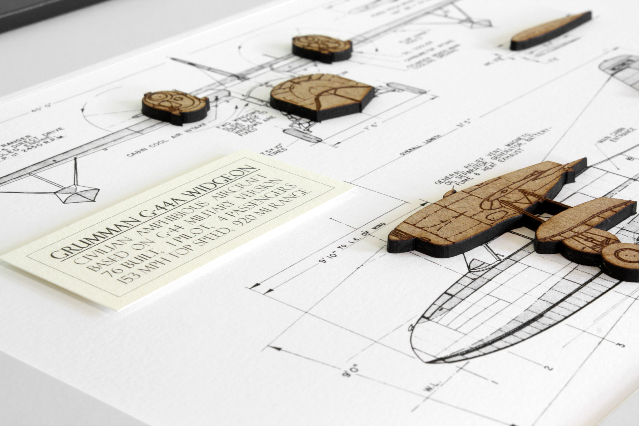 Laser Cut Wooden Vehicle Blueprints by Simply Cut Art