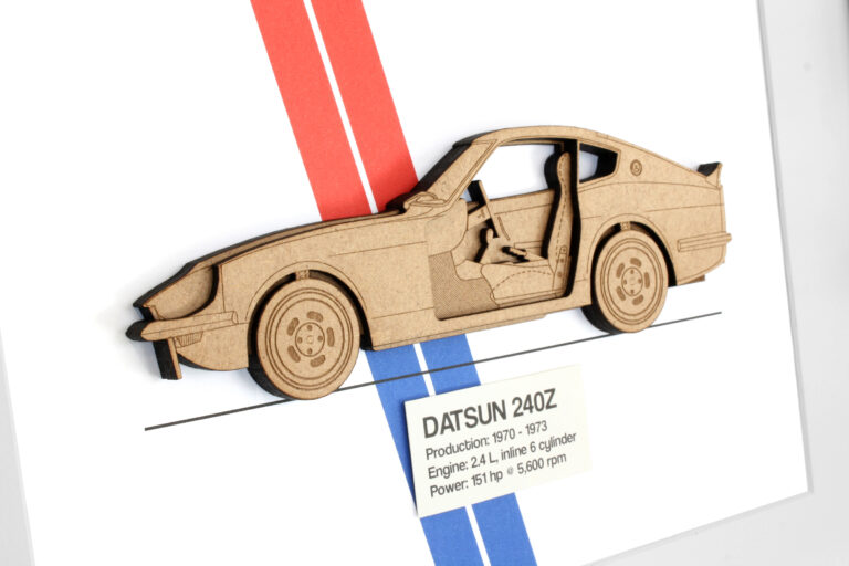 Laser Cut Wooden Vehicle Blueprints by Simply Cut Art