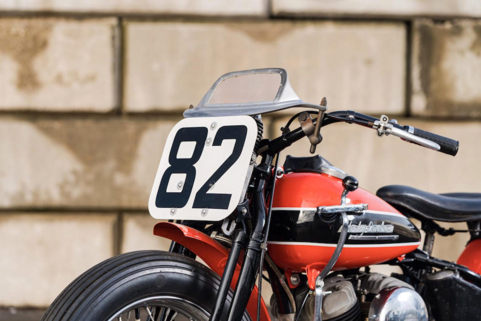 A Rare, Original 1951 Harley-Davidson WRTT Factory Road Racing Motorcycle