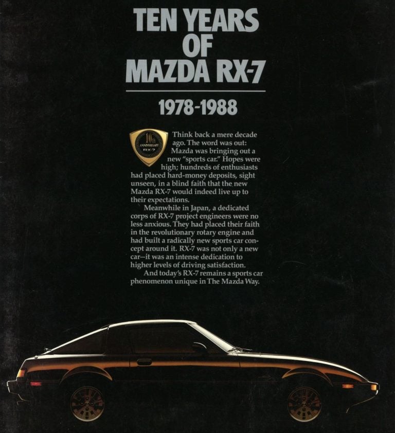 A Brief History of the Mazda RX-7 - Everything You Need To Know