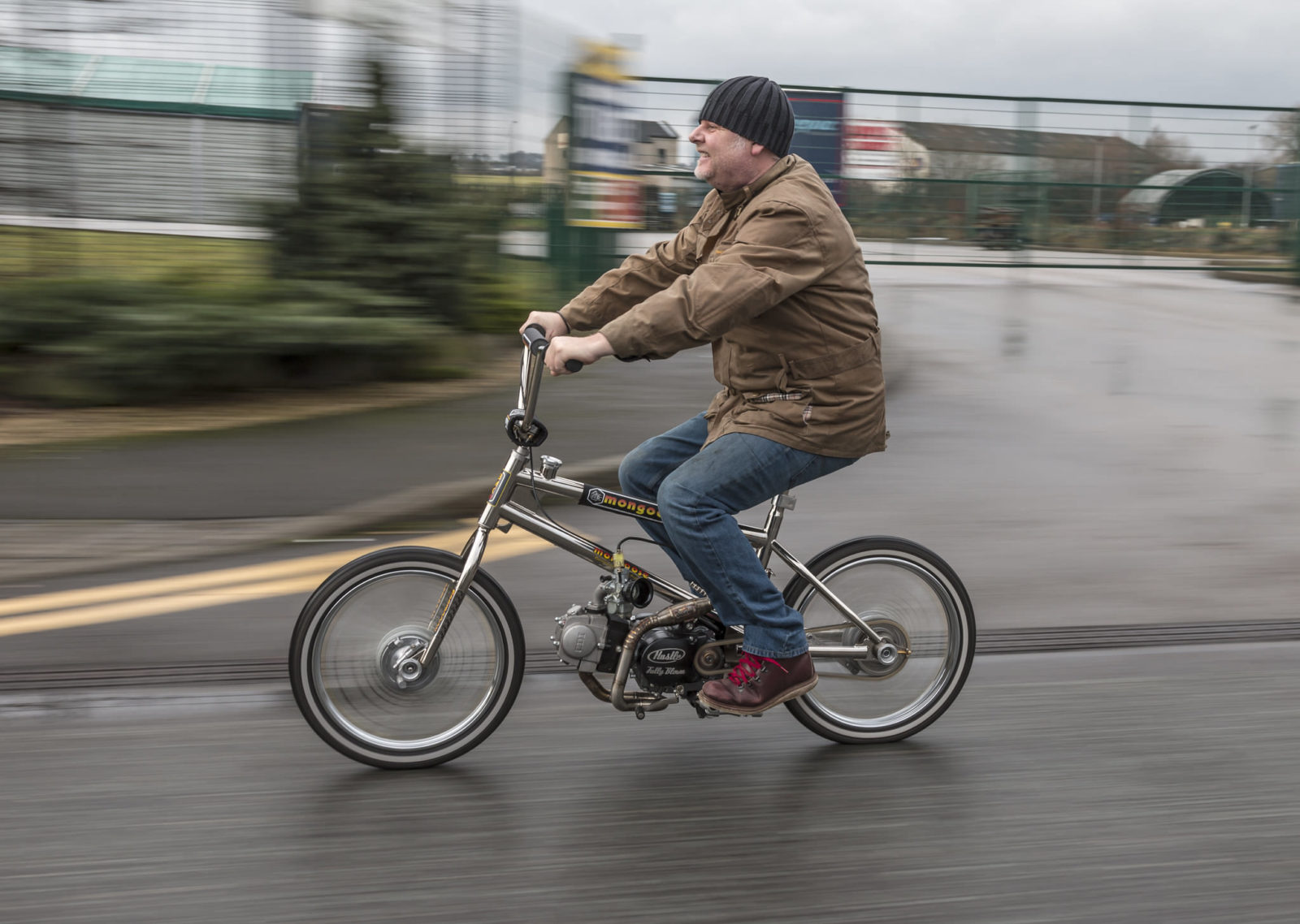 A Motorized 1983 Mongoose Californian BMX Bike by Sub Kulture Cycles