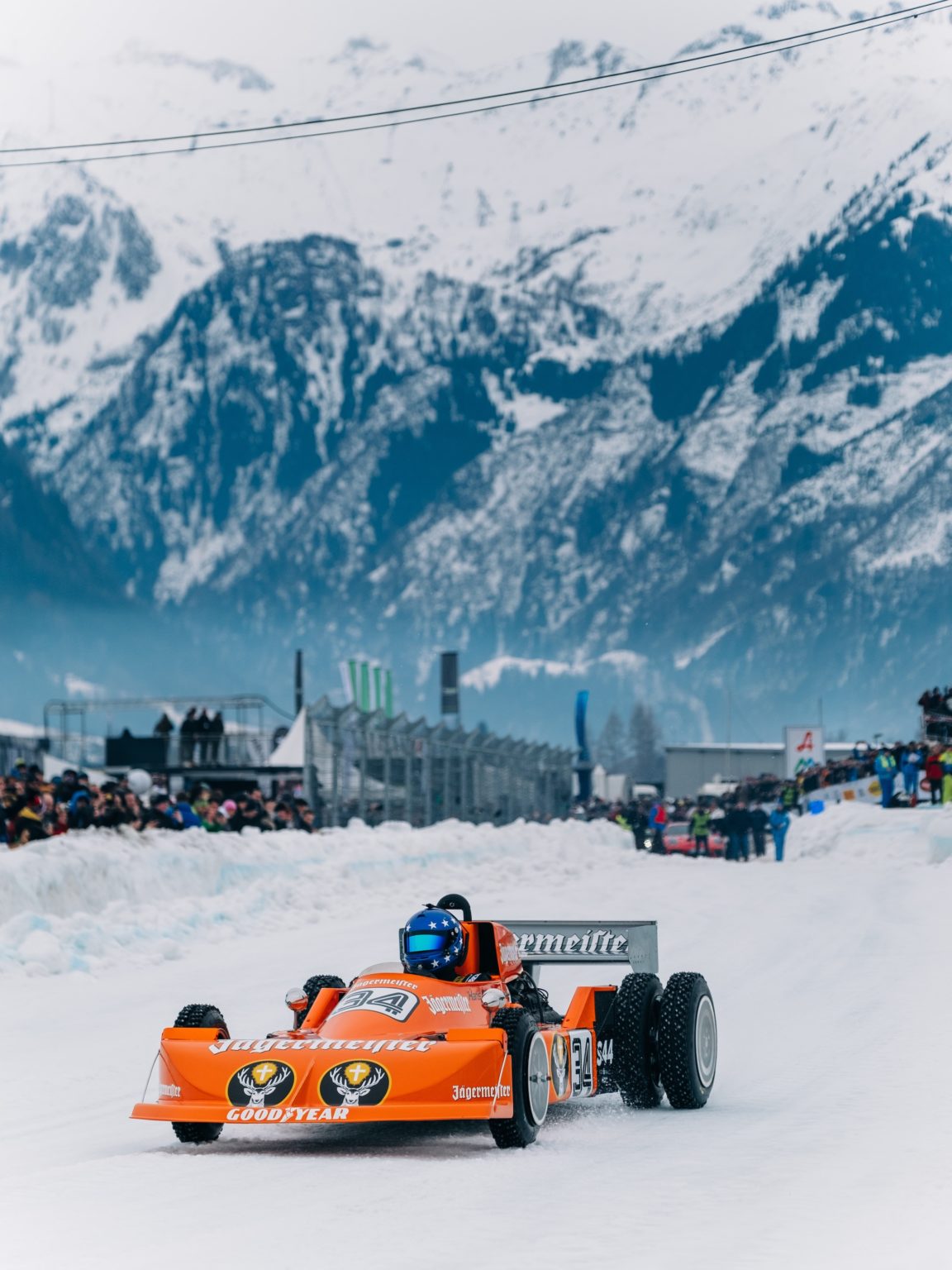 A Look At The Incredible GP Ice Race – Would You Ski Behind A Race Car?