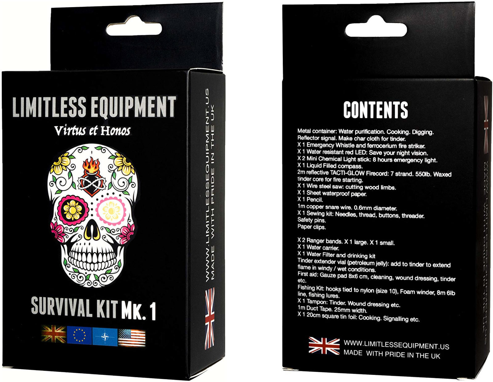 Limitless Equipment Mark 1 Survival Kit - Made In The UK