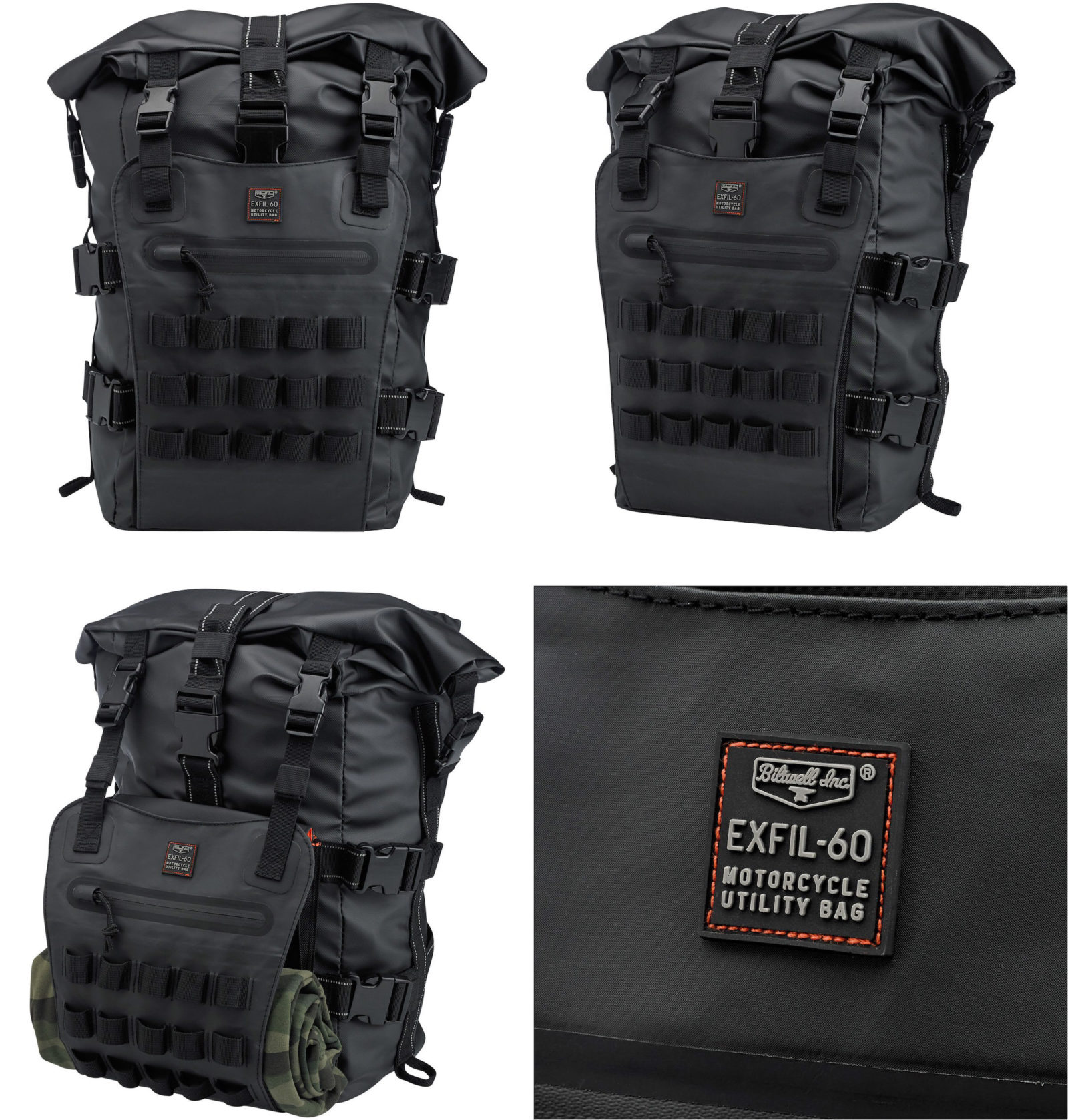 The Biltwell EXFIL-60 Bag - Motorcycle Utility Bag