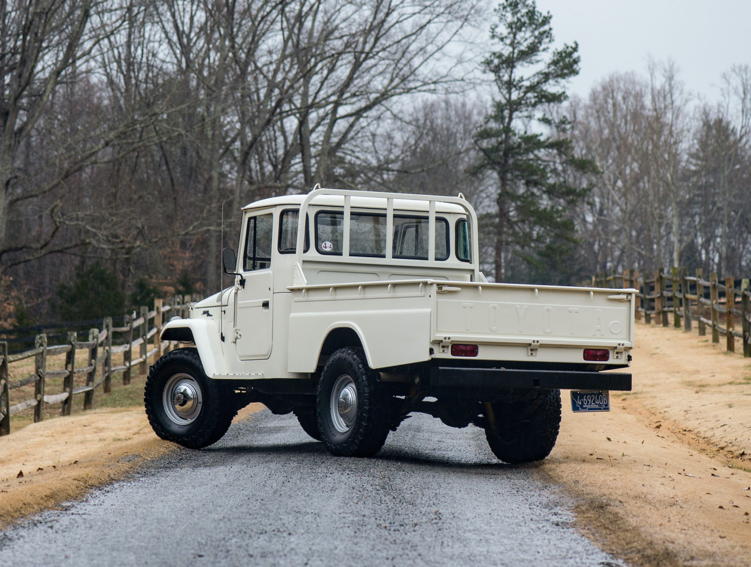 A Toyota FJ45 Land Cruiser With A 345 hp Corvette 5.7 Litre Ram Jet V8