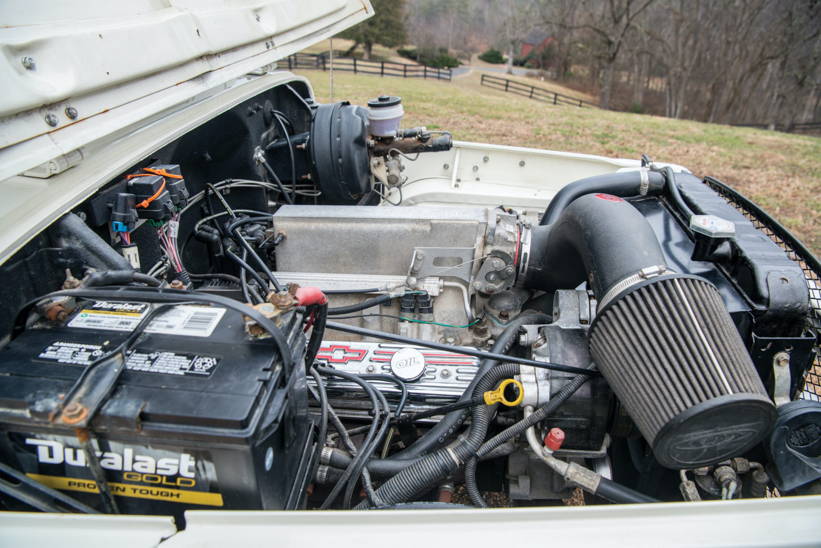 A Toyota FJ45 Land Cruiser With A 345 hp Corvette 5.7 Litre Ram Jet V8