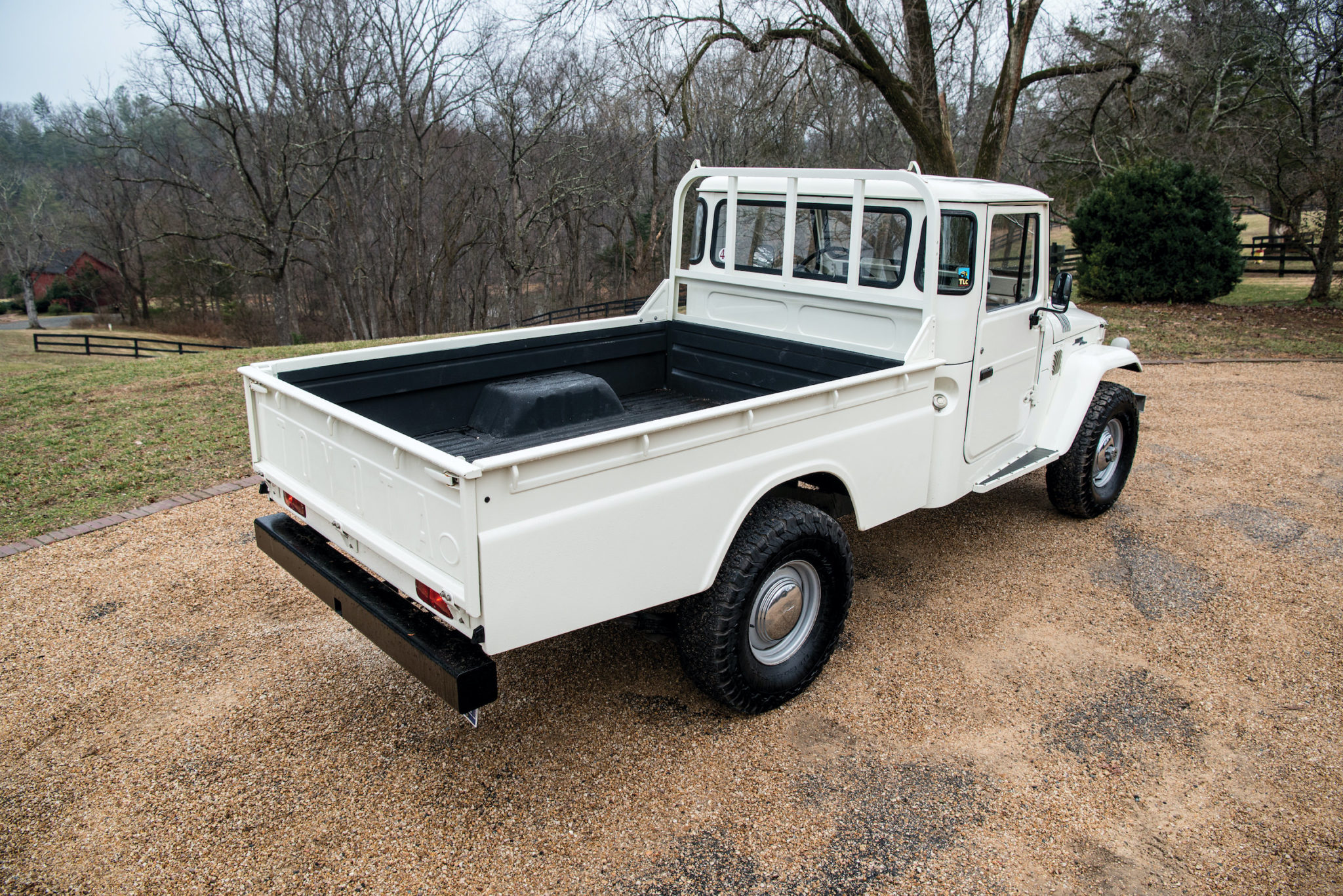 A Toyota FJ45 Land Cruiser With A 345 hp Corvette 5.7 Litre Ram Jet V8