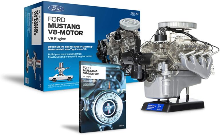A Working Ford 1965 Mustang K-Code V8 Engine 1:3 Scale Model Kit