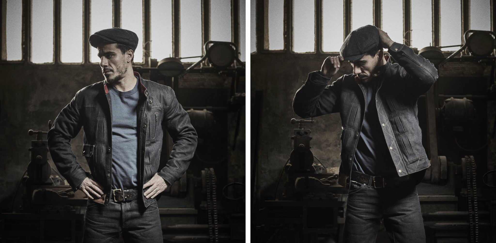 The New Fuel Greasy Jacket - An Armored Aramid + Denim Motorcycle Jacket