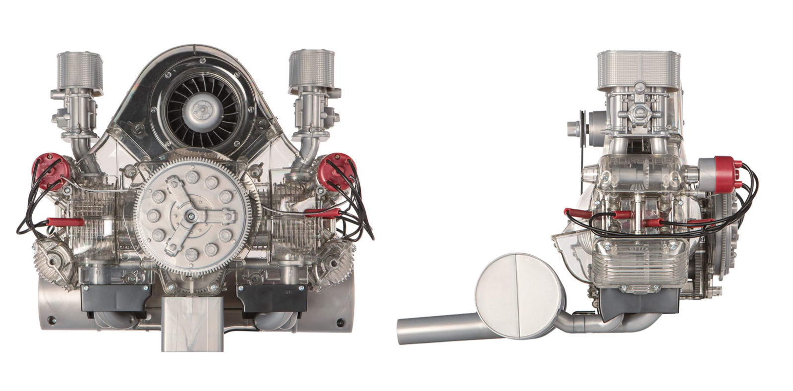 A Working 1:3 Scale Model - Porsche Carrera Type 547 4-Cylinder Boxer ...