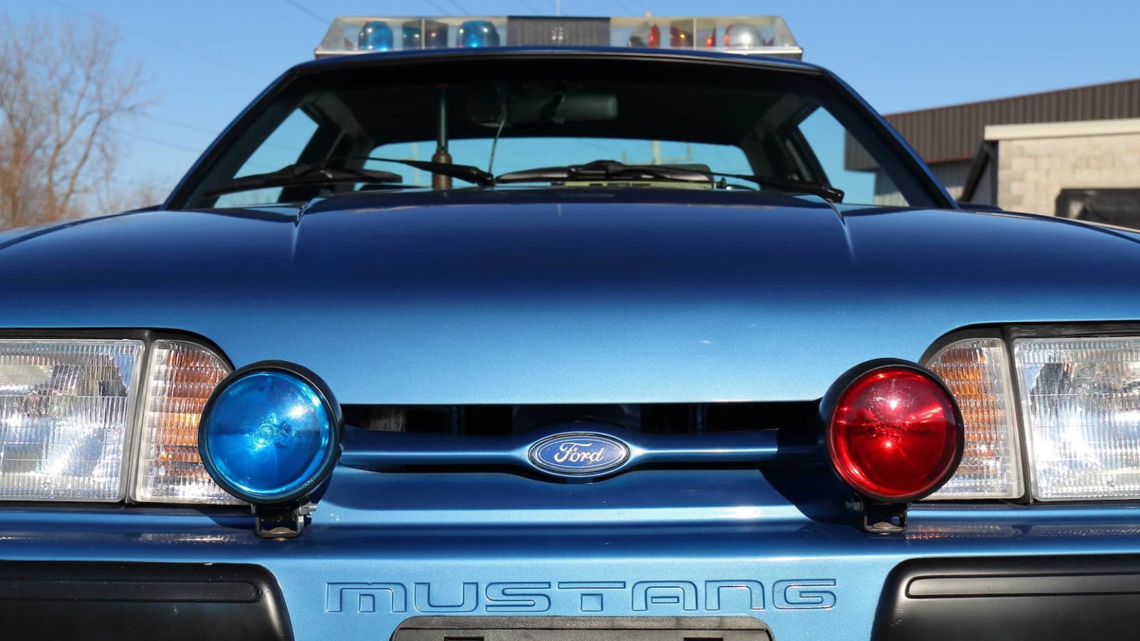 An Original Royal Canadian Mounted Police Ford Mustang SSP Patrol Car