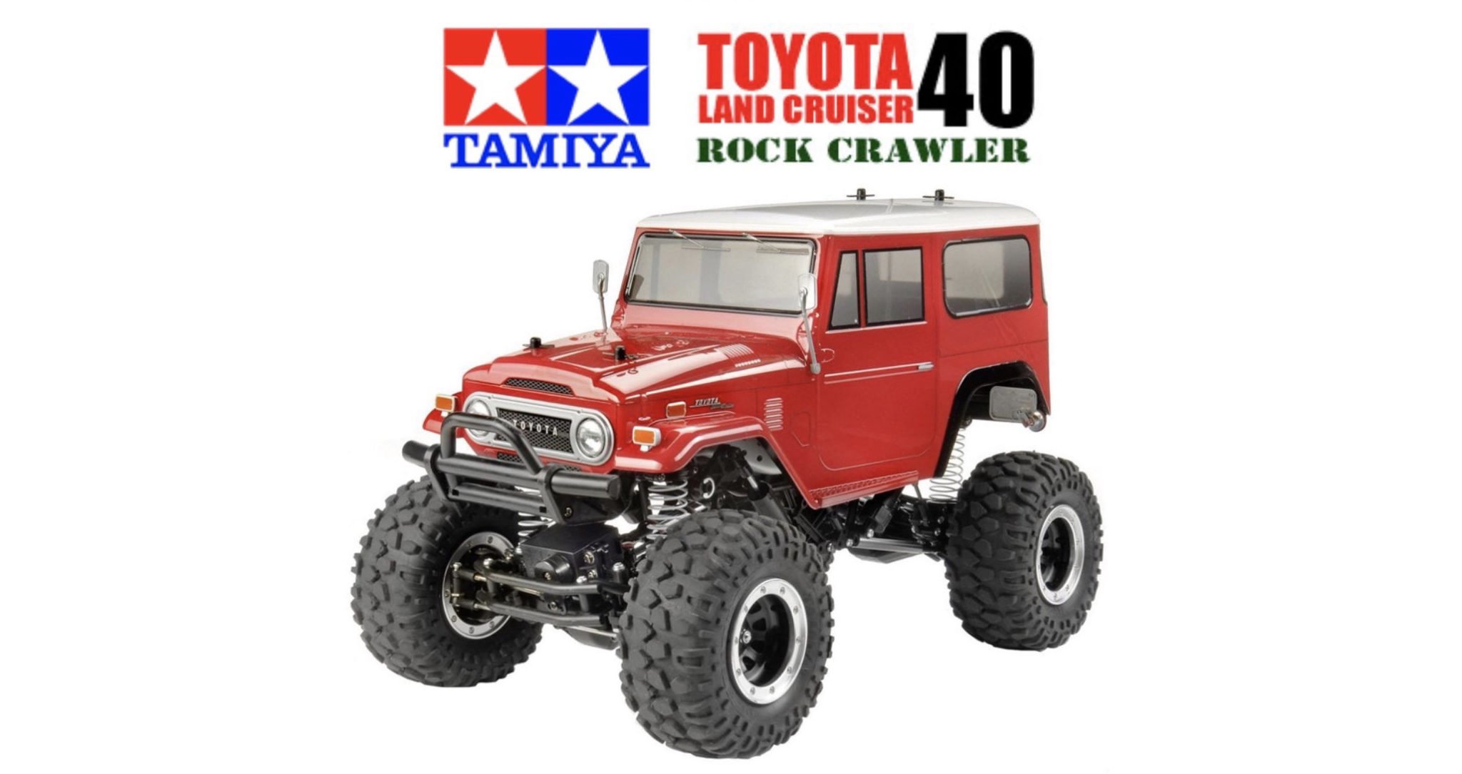 The Tamiya Toyota Land Cruiser 40 Rock Crawler - 1:10th Scale Kit Built R/C