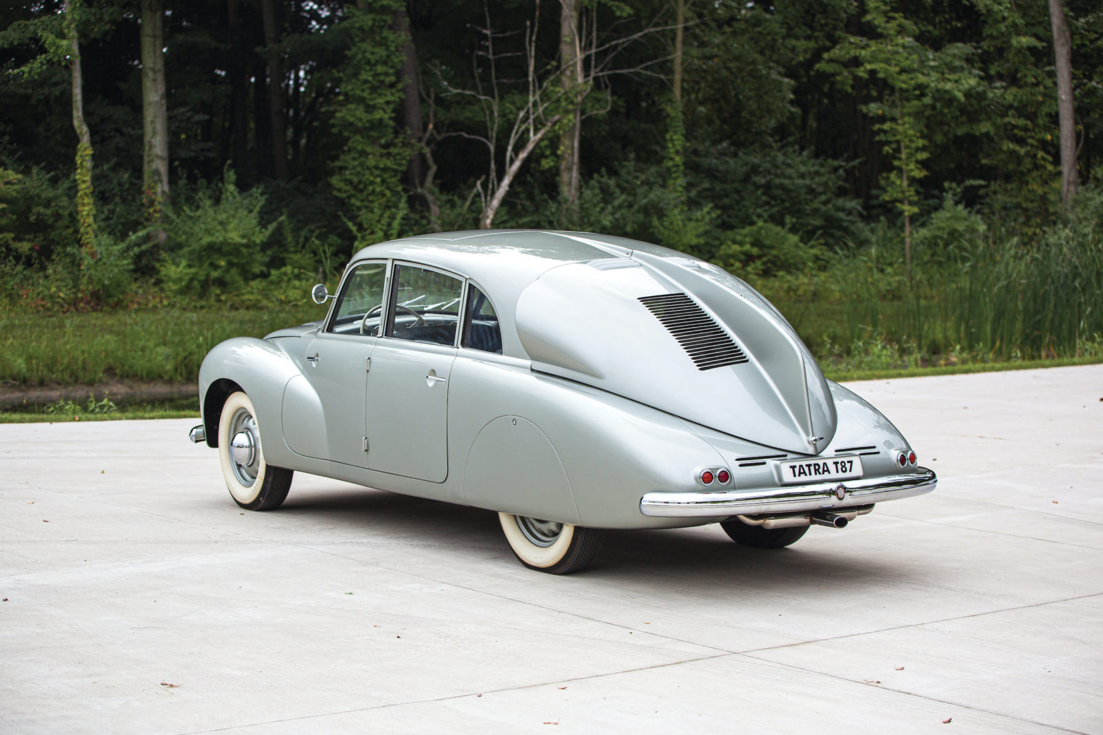 The Tatra T87 - Powered By A Rear-Mounted Air-Cooled V8 + 100 mph Capable