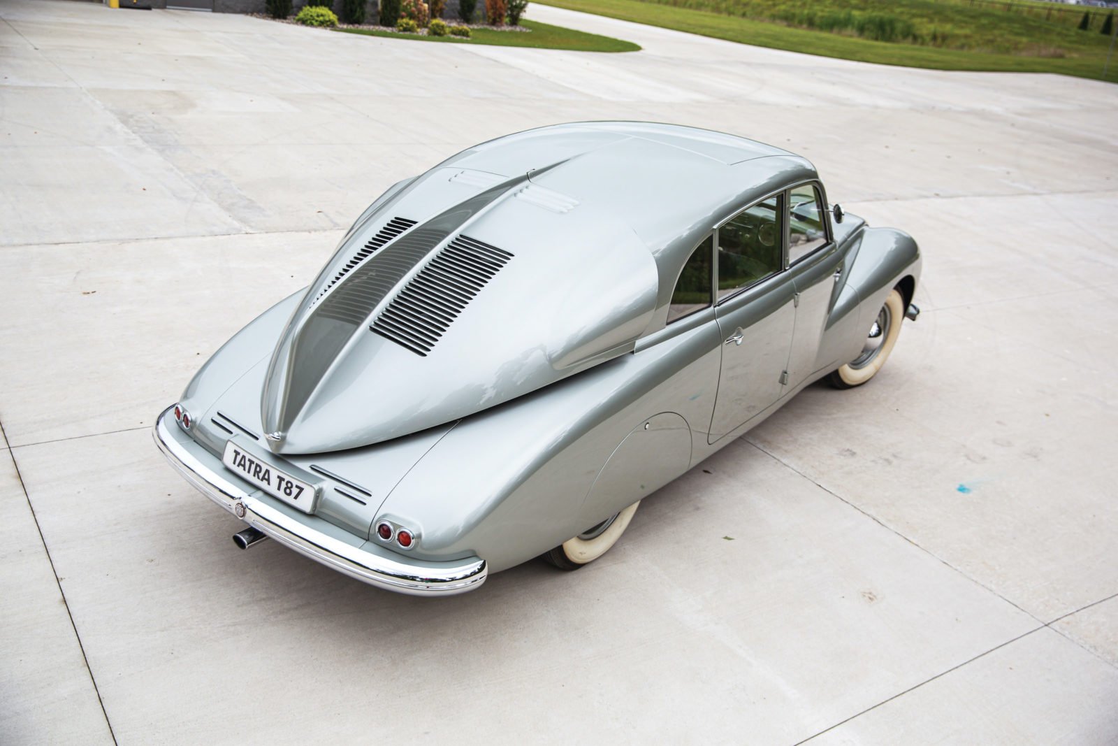 The Tatra T87 - Powered By A Rear-Mounted Air-Cooled V8 + 100 mph Capable