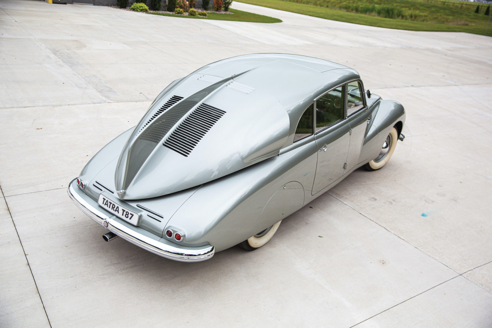The Tatra T87 - Powered By A Rear-Mounted Air-Cooled V8 + 100 mph Capable