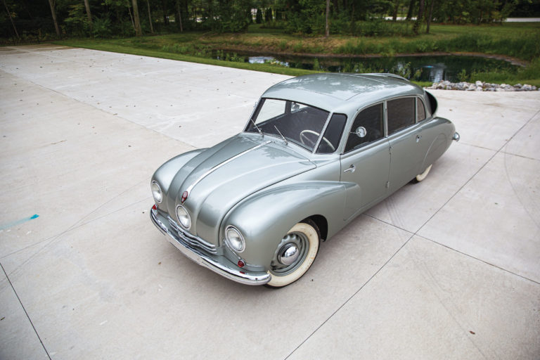 The Tatra T87 - Powered By A Rear-Mounted Air-Cooled V8 + 100 mph Capable
