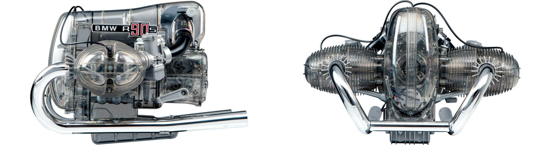 1:2 Scale BMW R90S Flat Twin Airhead Engine Model Kit