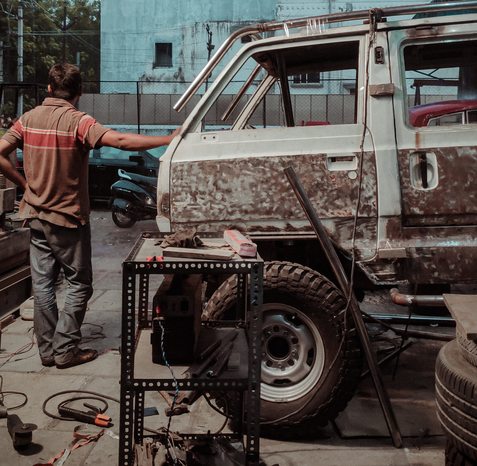 An Indian Post-Apocalyptic Battle Van By Holy Shift Garage